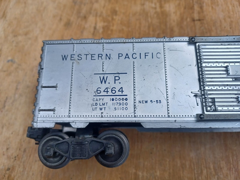 LIONEL POSTWAR 6464-1 WESTERN PACIFIC BOX CAR IN GOOD CONDITION | eBay