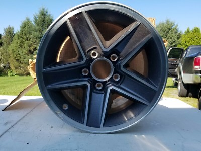 NOS GM Camaro Z28 Wheel Rim 1982 83 84 85 86 87 Black 5 Spoke | eBay