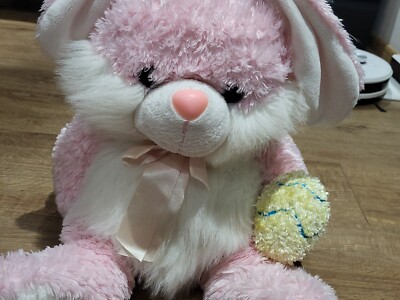 Easter Pink Bunny Soft Plush Toys Rabbit Kid Children Stuffed Animal ...