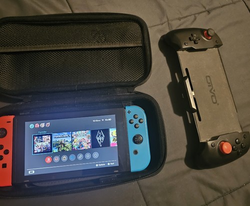 Custom Nintendo Switch Bundle Scarlet Red With Black Accents Plus ...