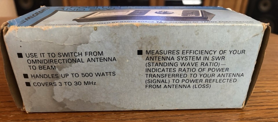 Lot of 5 Meters, Para Dynameter 600, Astatic PDC2, Radio Shack Meter ...