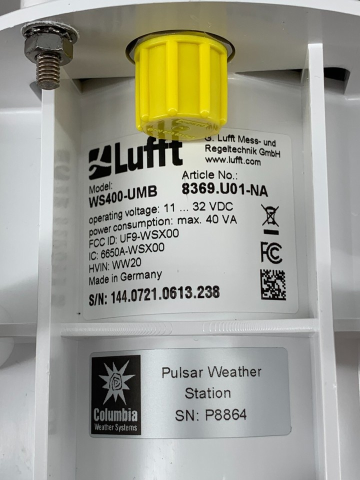 NEW Lufft WS400-UMB Smart Sensor Compact All-in-One Weather Sensor 11 ...