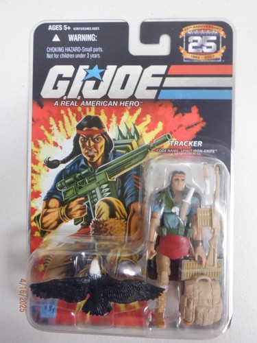 GI Joe 25th Anniversary | Tracker | "Spirit Iron-Knife" (New | Sealed ...