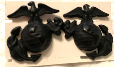 TWO U.S. MARINE EGA PINS, SUBDUED FINISH | eBay