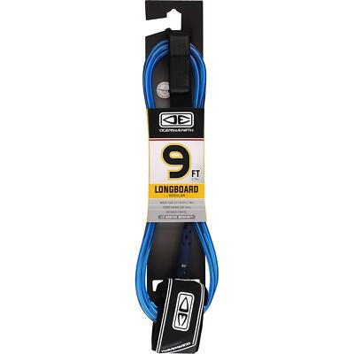 Ocean Earth Regular Moulded Blue Longboard Surfboard Leash - 9' | eBay