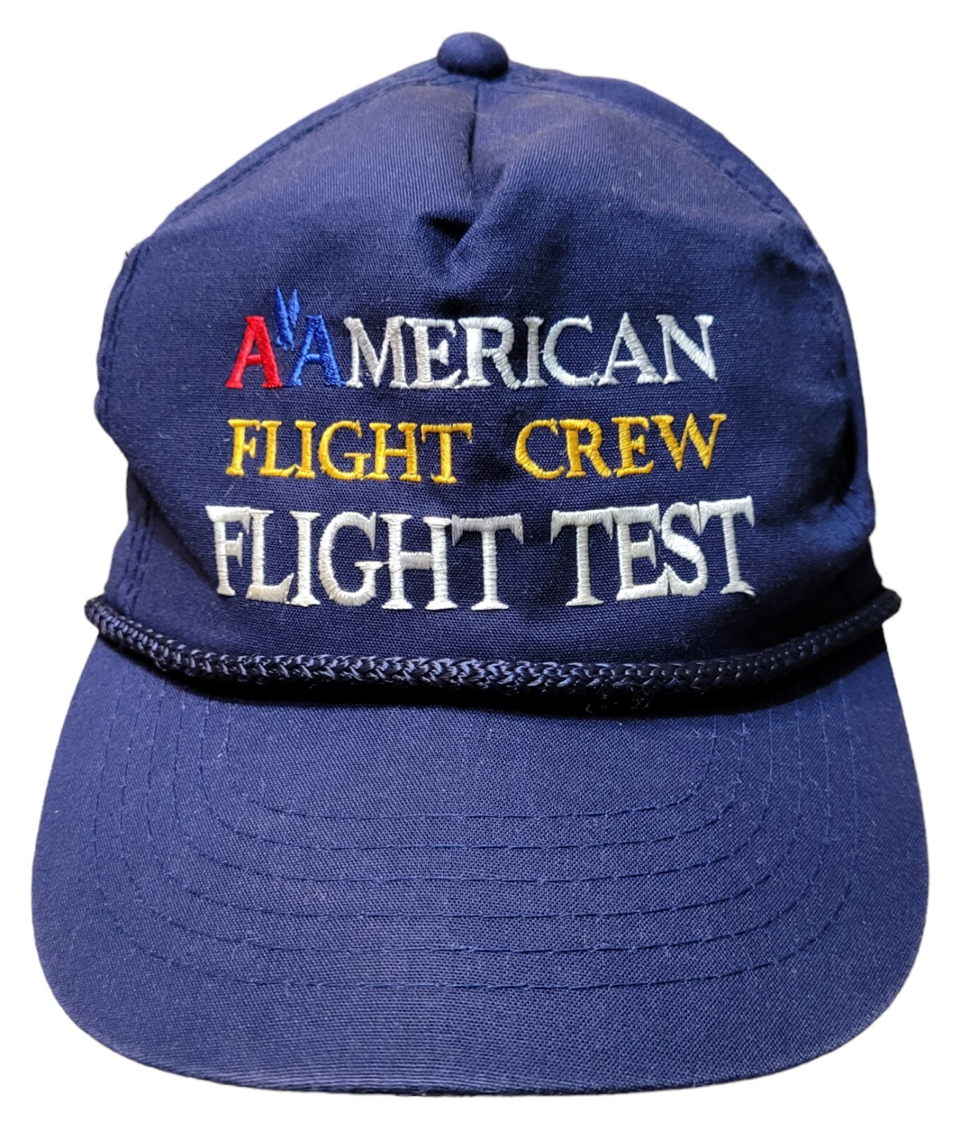 American Airlines Flight Crew Flight Test Baseball Cap Hat Snapback ...