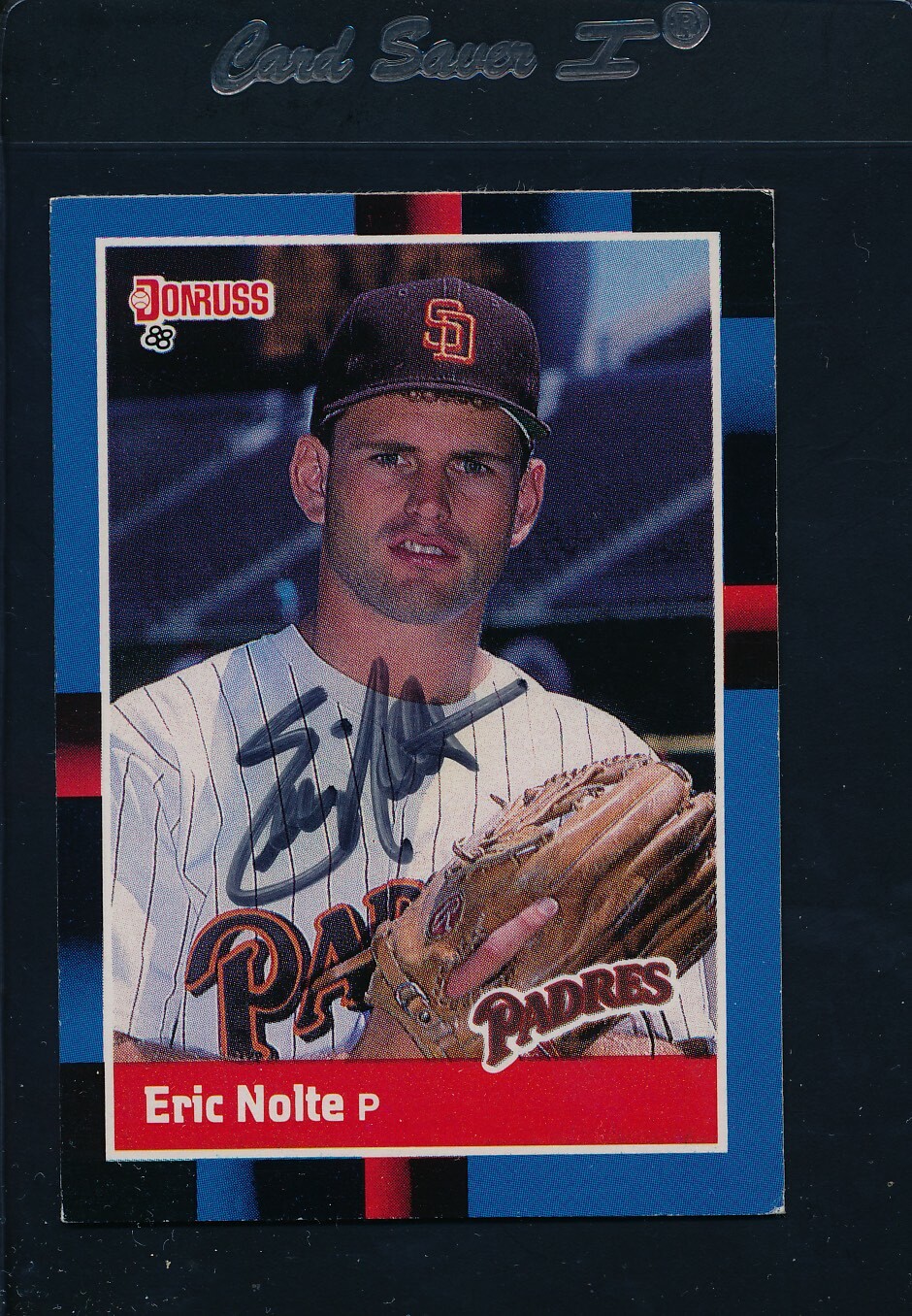 1988 Donruss #534 Eric Nolte Padres Signed Auto *38440 | eBay