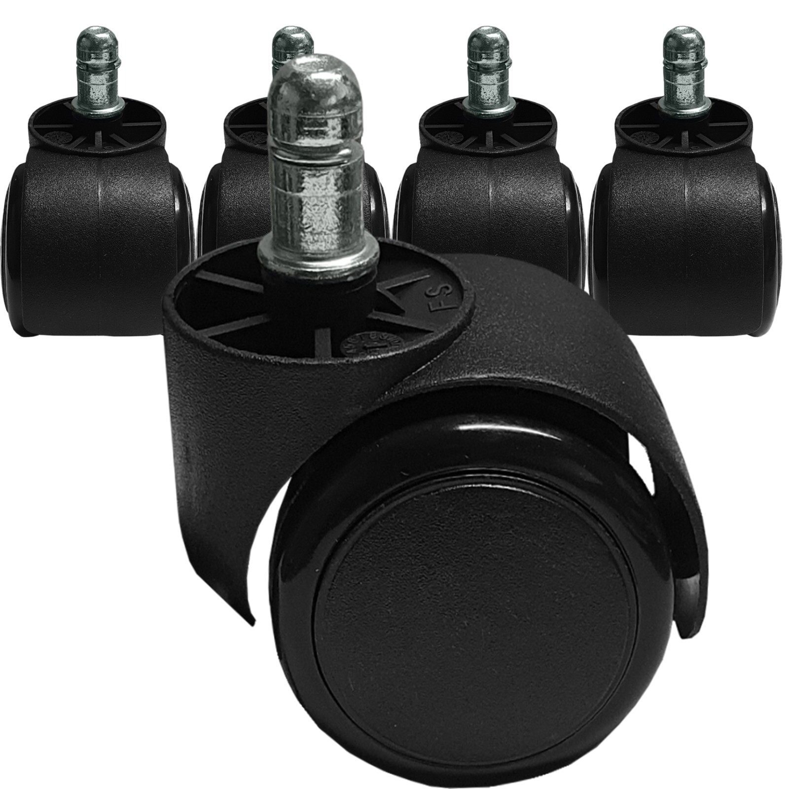 5 x 50mm Wheel Office Computer Chair Casters Set - Computer Chair ...