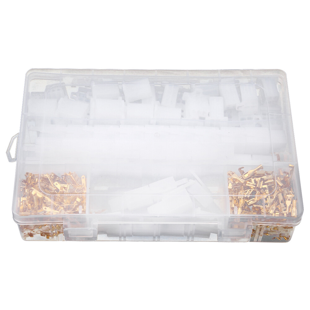 580Pcs Wire Terminal Connector with Male Female Socket Plug 2.8mm 2/3/4 ...