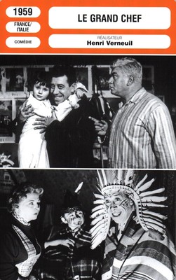 FICHE CINEMA : HENRI VERNEUIL - GRAND CHEF (LE) - 1959 | eBay