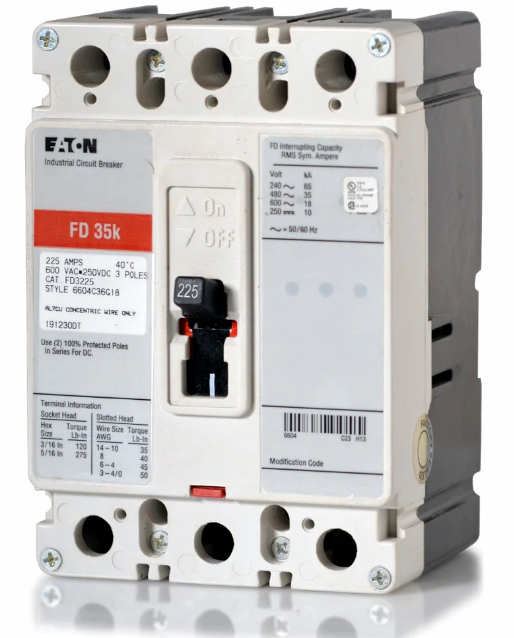 FD3225 Circuit Breaker 3-Pole 225A 600V New In Box | eBay