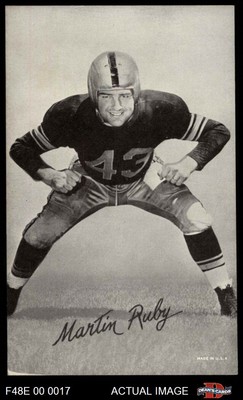 1948 Exhibits Black and White Martin Ruby SHORT-PRINT CFL HOF 5 - EX | eBay