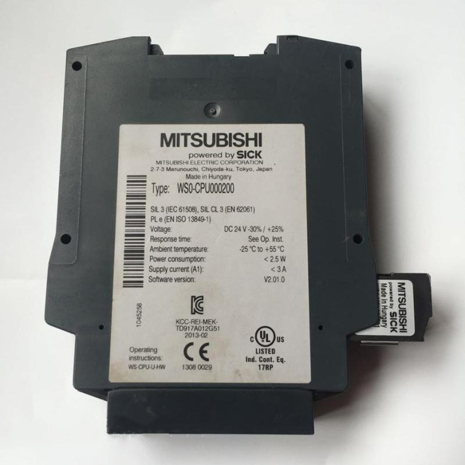 1pc Used Mitsubishi Module WS0-CPU000200 WSO-CPU000200 Free Shipping#XR ...