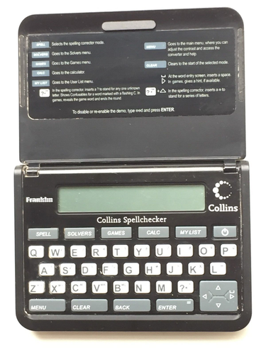 Franklin SPQ109 Collins Pocket Speller - Black for sale online | eBay