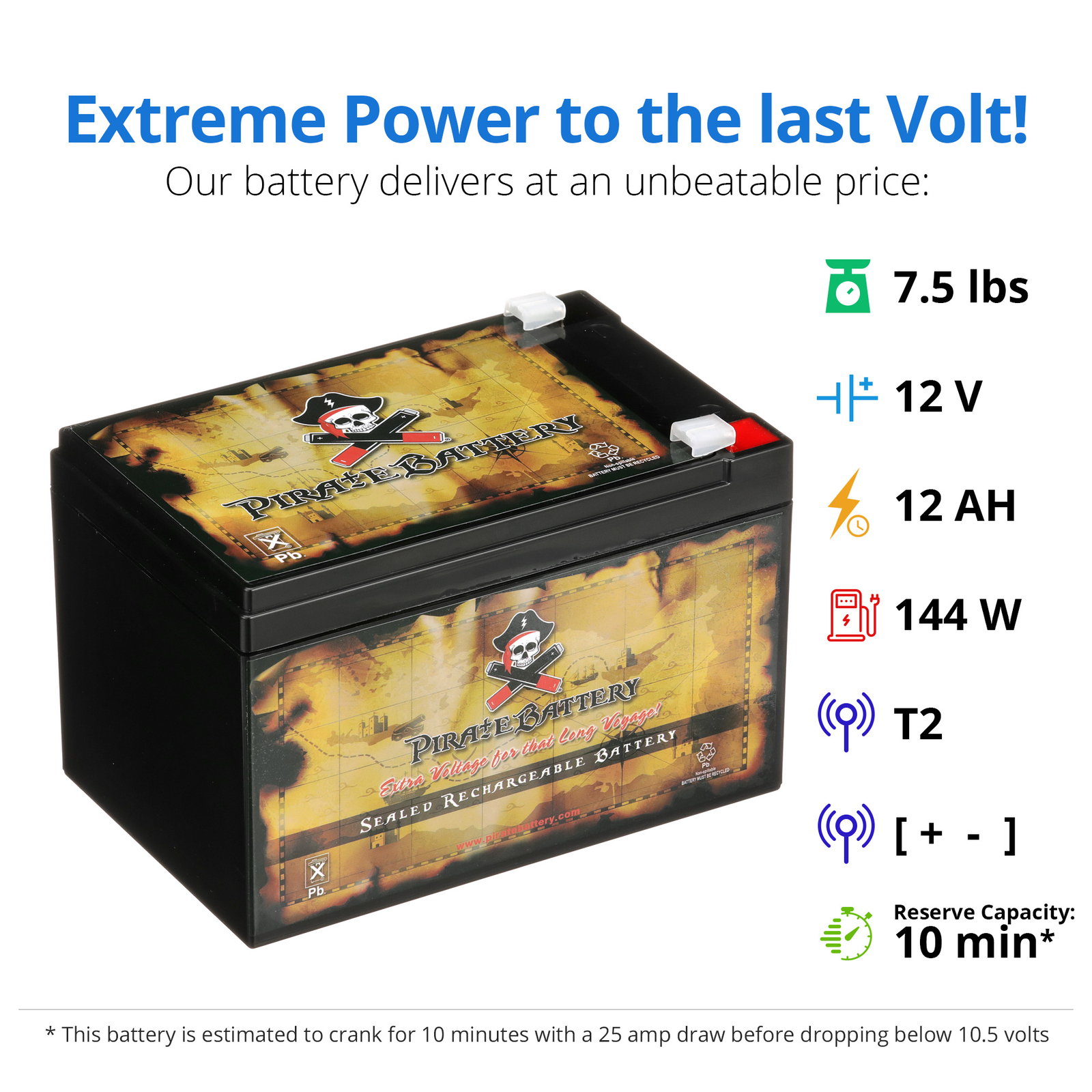 12V 12ah SLA Replacement Battery for Peg Perego Gator HPX Toy or Riding ...