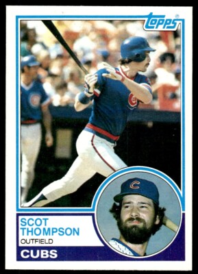 1983 Topps Baseball Card Scot Thompson Chicago Cubs #481 | eBay