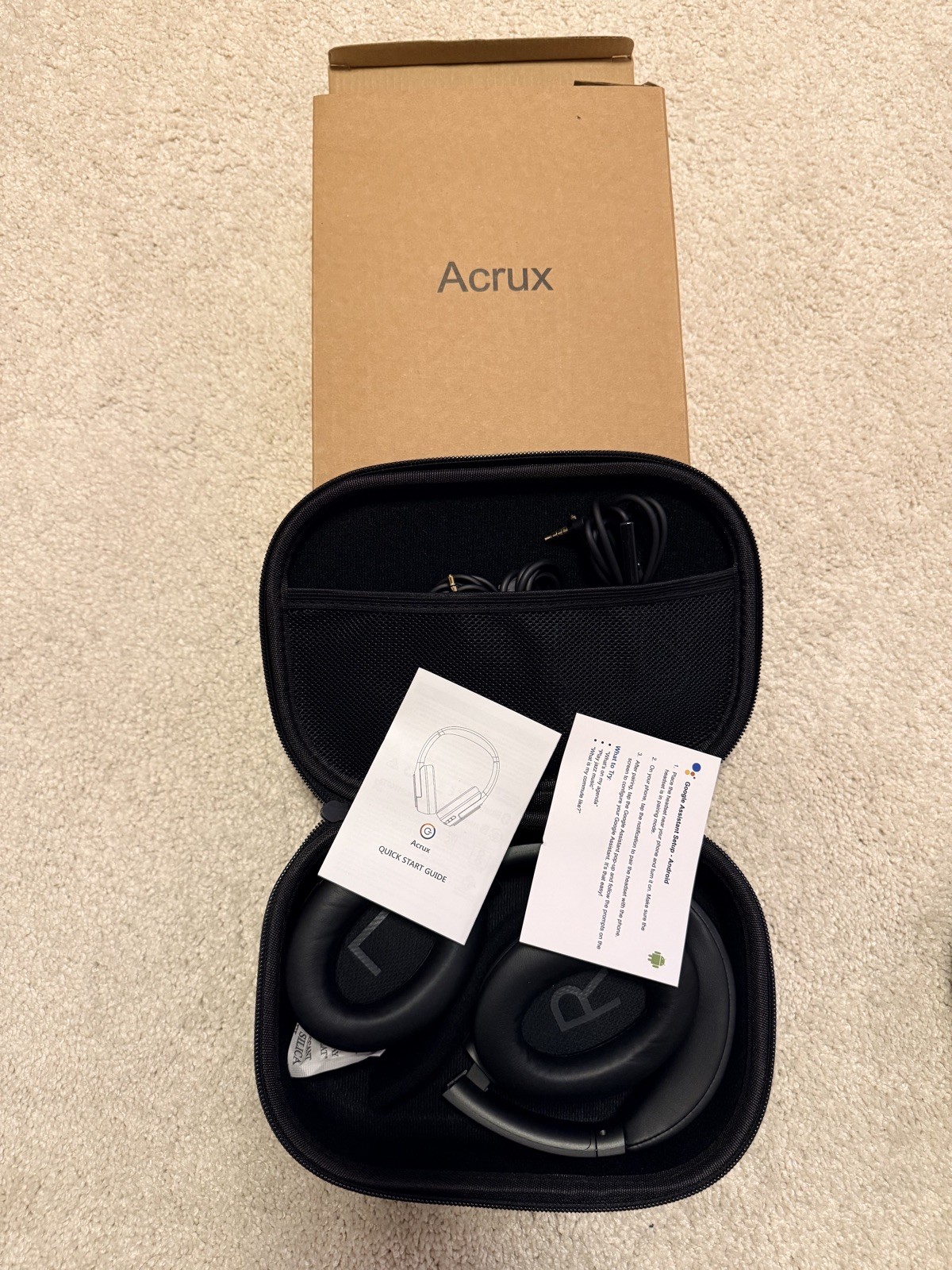 brand new Google Wireless Headphones, Acrux, Active Noise Cancellation ...