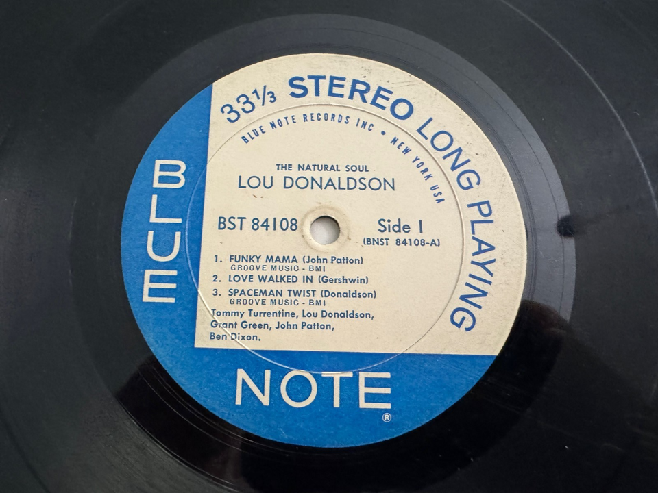 Lou Donaldson Blue Note 84108 LP "The Natural Soul" NY,USA ~ Van Gelder ...
