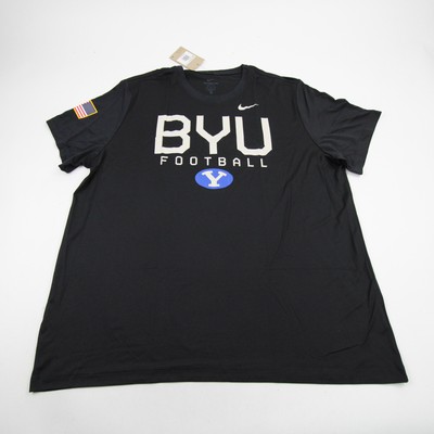 BYU Cougars Nike Nike Tee Short Sleeve Shirt Men's Black New | eBay