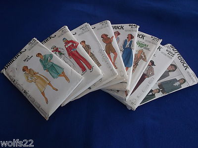 Butterick Patterns (W) ~ All Patterns are Size 16 ...