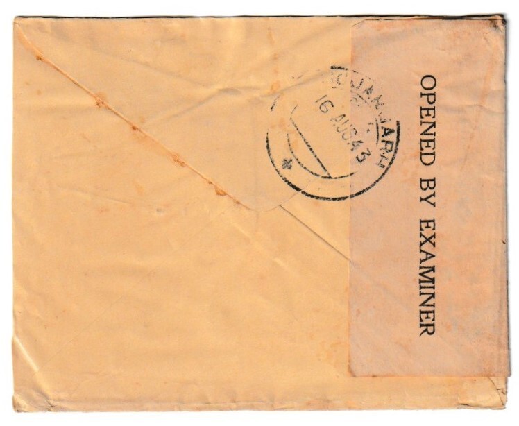 India 1947 inland Censor Cover | eBay