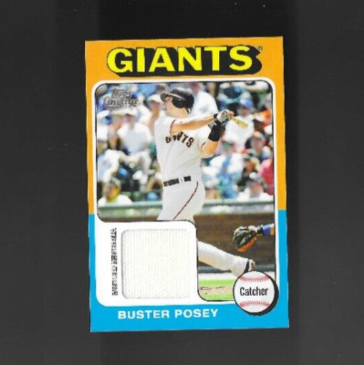 2011 Buster Posey Topps Lineage Game-Used Patch Mini #75R-BP ROY MVP ...