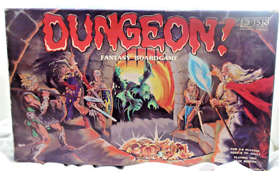 Vintage 1981 TSR Dungeon Fantasy Board Game Dungeons & Dragons ...