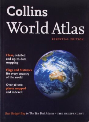 Collins World Atlas: Essential Edition Paperback Book The Fast Free ...