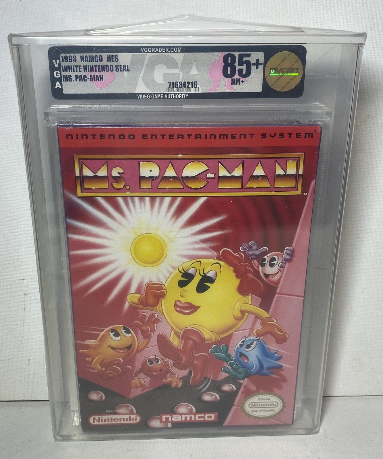 Ms. Pac-Man (Nintendo Entertainment System, 1993) NES VGA 85 ...