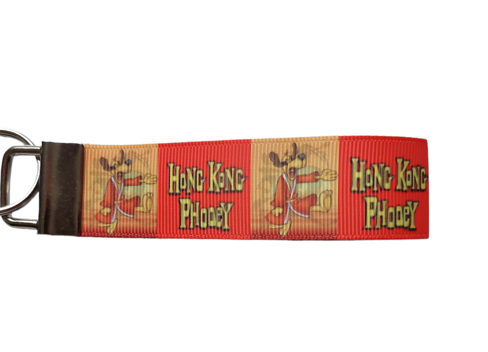 Hong Kong Phooey Cartoon 70's 80's TV Show Keyring Key Fob Handmade Fun ...