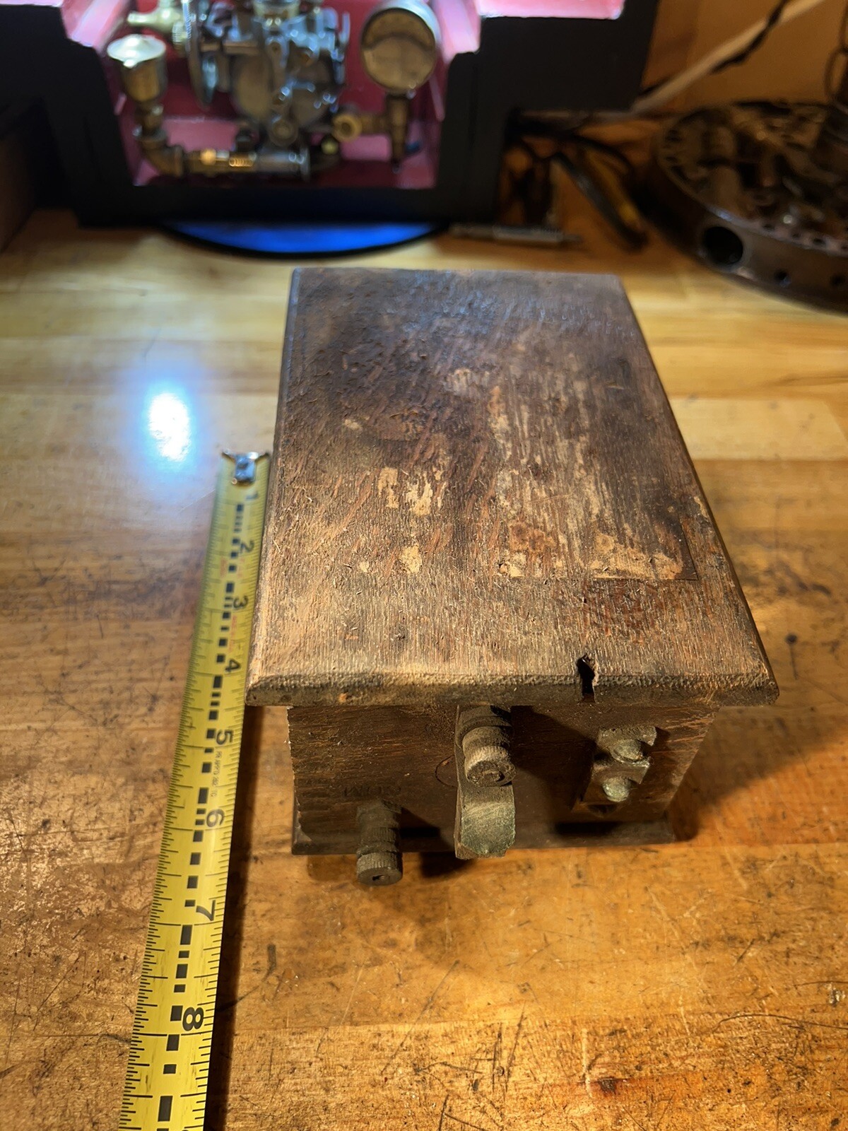 Antique Vtg Car Truck Ignition Wood Buzz Coils Magneto Hit Miss Gas ...