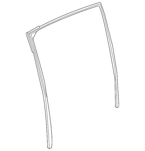 Genuine Nissan Run Weather-Strip 82331-6LE0A | eBay