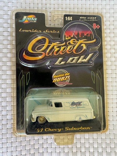 JADA Toys Street Low `57 Chevy Suburban White Lowrider Series 2001 ...