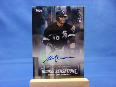 Topps 2018 Rookie Sensations Nicky Delmonico Autograph AUTO 24-A | eBay