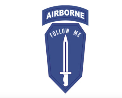 4" army infantry school airborne follow me bumper sticker decal usa ...