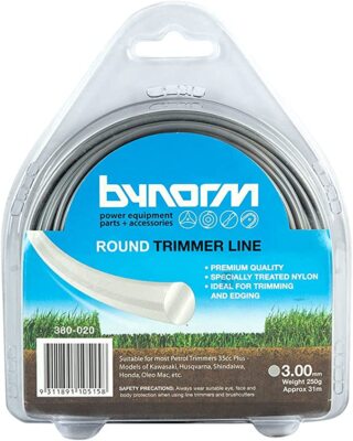 Bynorm 380-020 Round Trimmer Line, 3.0 mm x 31m, Grey | eBay Australia