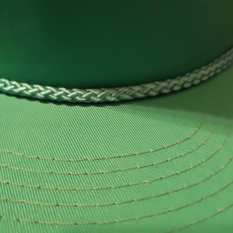 Vtg New Rope 100% Cotton Blank Teal Hat Snapback 90s | eBay