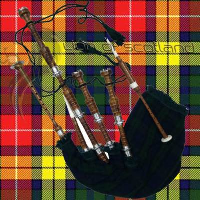 Scottish Great Highland Bagpipes Brown with Silver Mounts Dudelsack ...