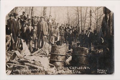 Q-034 Robinson Illinois Damage Done by Glycerine Explosion Noyes Real ...