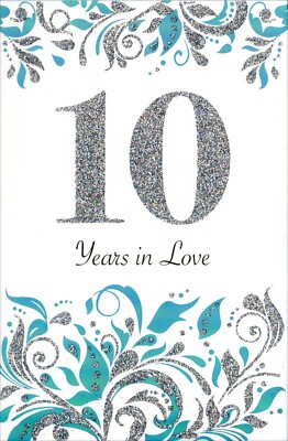Happy 10TH ANNIVERSARY Greeting Card FOR COUPLE by American Greetings ...