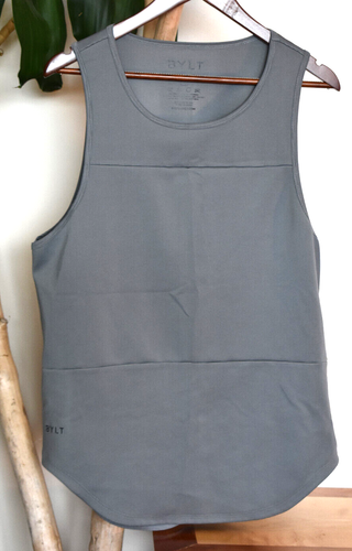 BYLT Tech Tank Gray Size M NWOT 86/14 Poly/Spandex | eBay