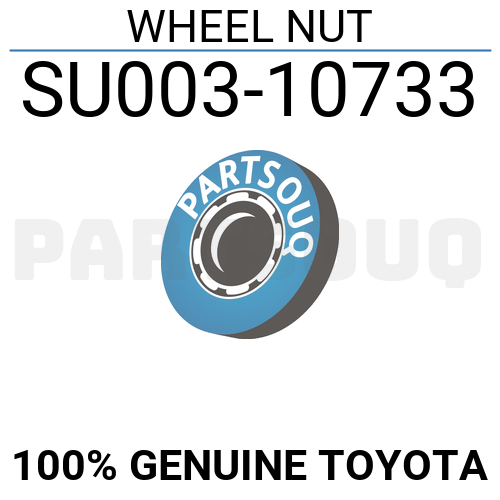 SU00310733 Genuine Toyota WHEEL NUT SU003-10733 | eBay