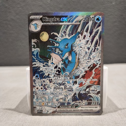 Kingdra EX 131 Scarlet & Violet Black Star Promo Pokemon Card | eBay