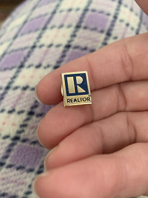 Vintage Realtor Associate Realty Gold Tone Enamel Lapel Pin (GW12) | eBay