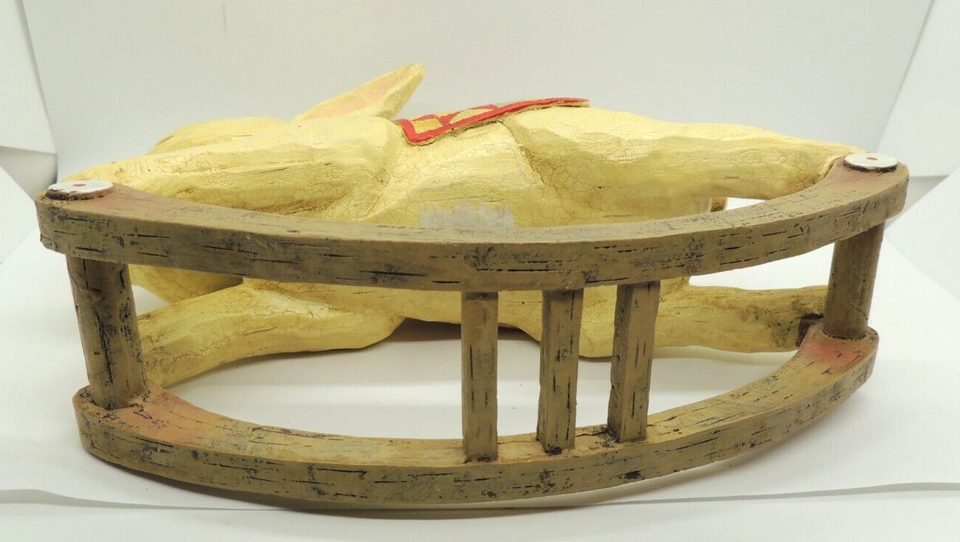 Rocking Rabbit Bunny with Quilt Folk Art Decor Easter Spring Folk Art ...