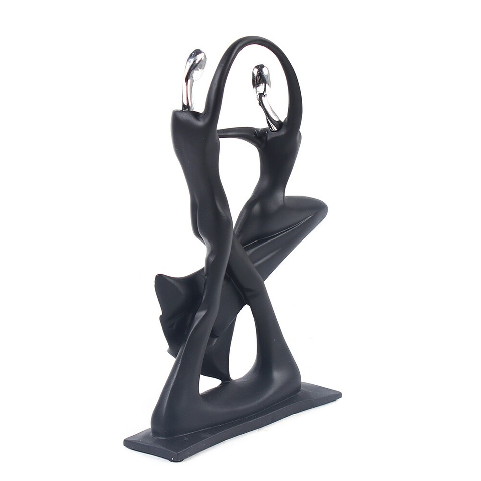 Dancing Figurine Couple Abstract Sculpture Decoration Art Ornament ...