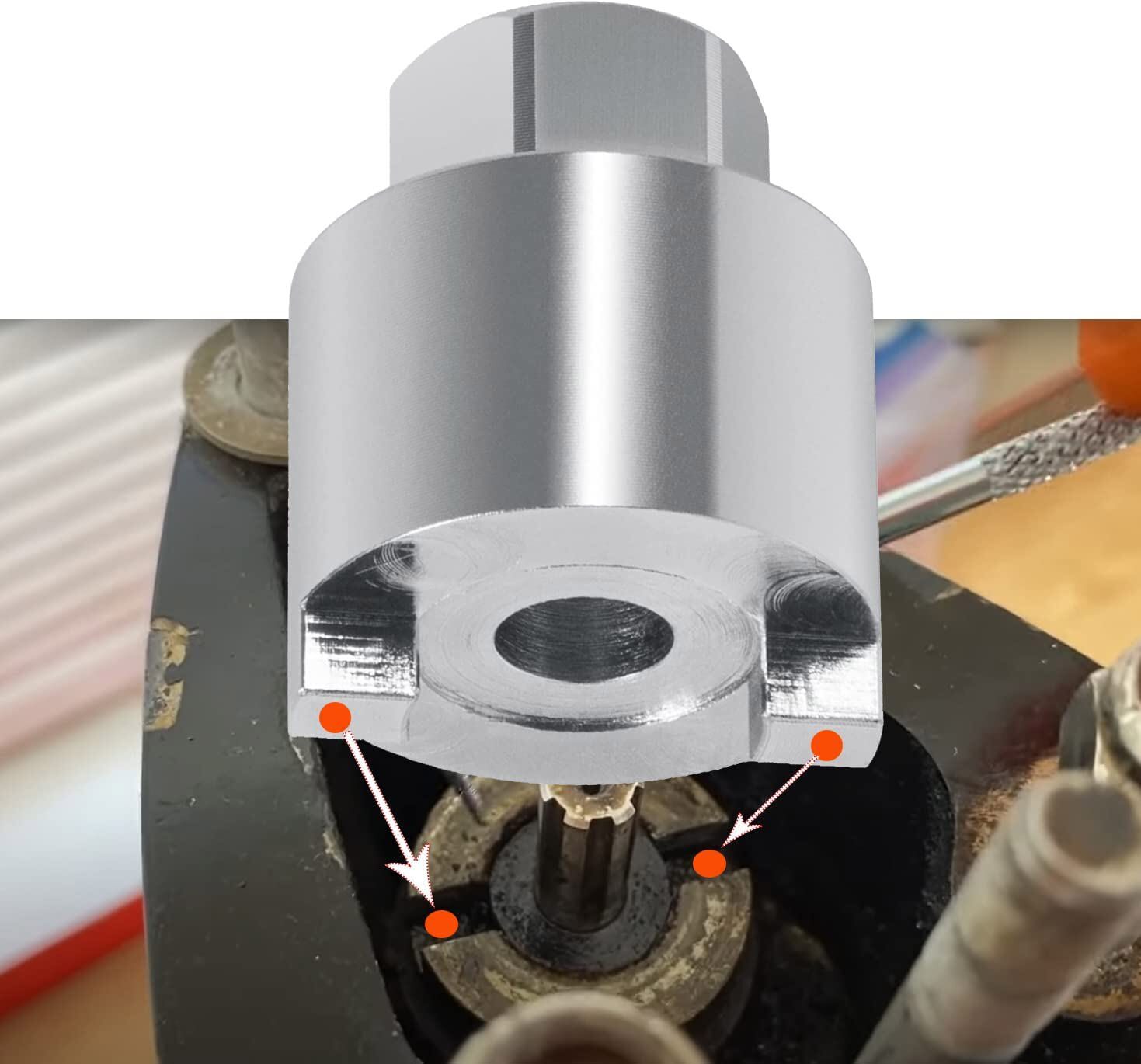91-31107T Shift Shaft Bushing Tool Fit Mercury Mariner Mercruiser ...