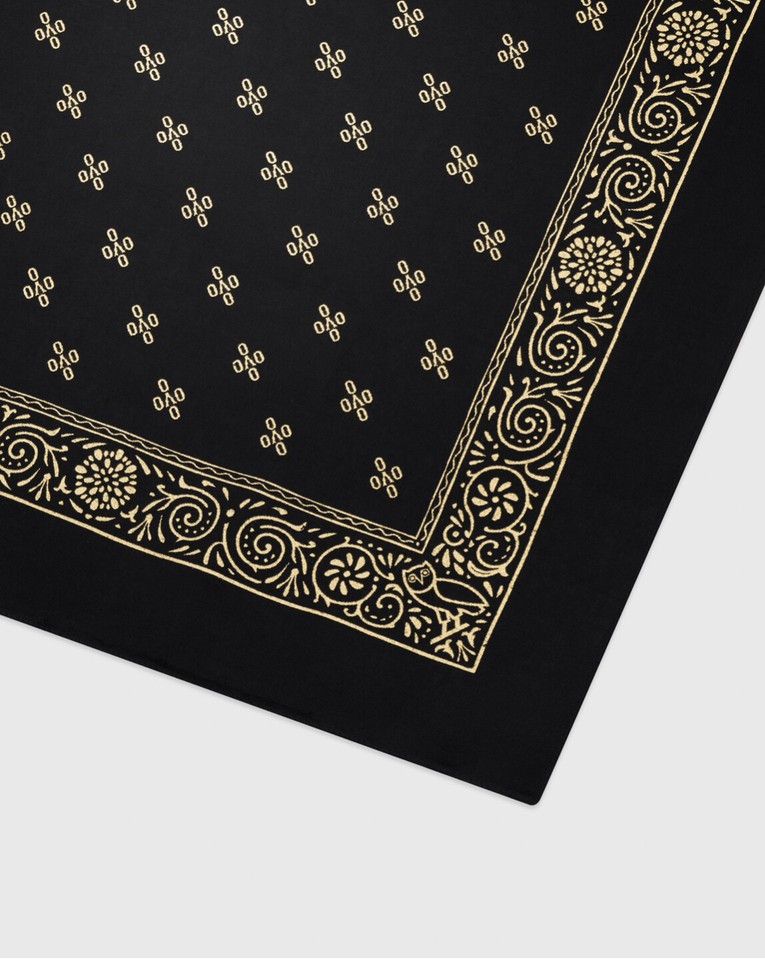 Brand New Authentic October's Very Own OVO Monogram Bandana Black Drake ...