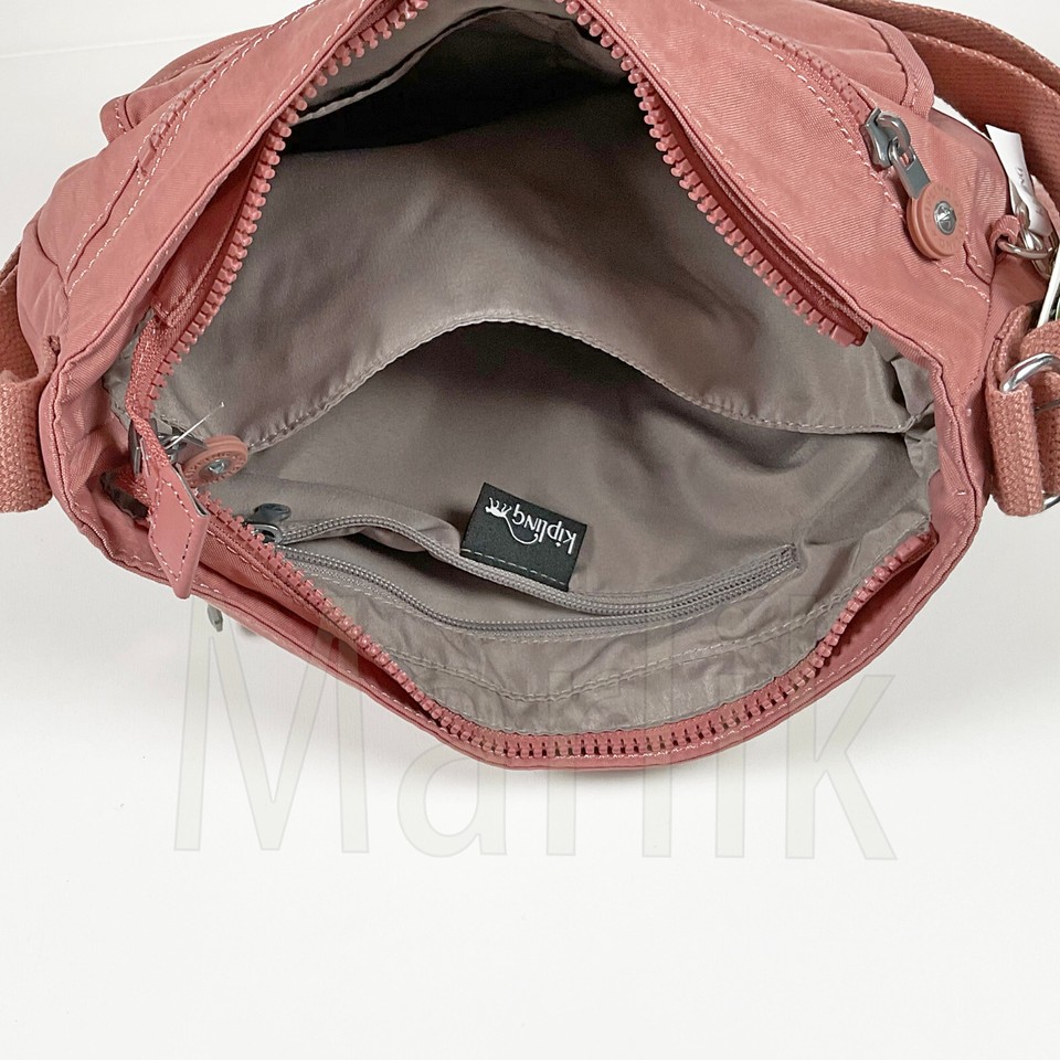 Genuine Kipling SYRO Crossbody Shoulder Bag, Kind Rose HB7478 + Monkey ...