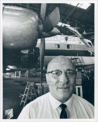 1967 Press Photo American Airmotive Inc President Dominic Romeo Miami ...